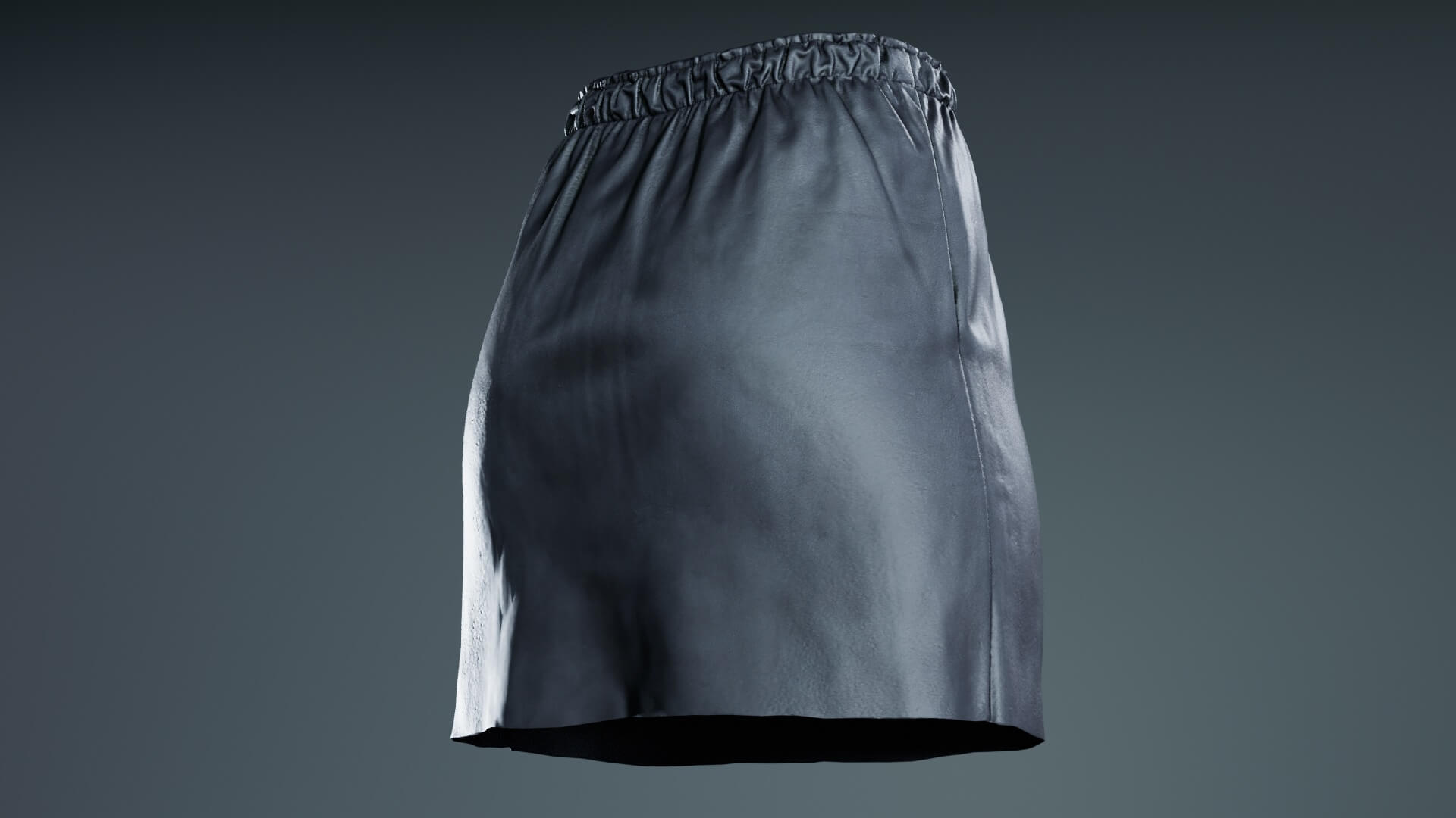 Elastic Leather Skirt - 3D Model by Polygonal Miniatures