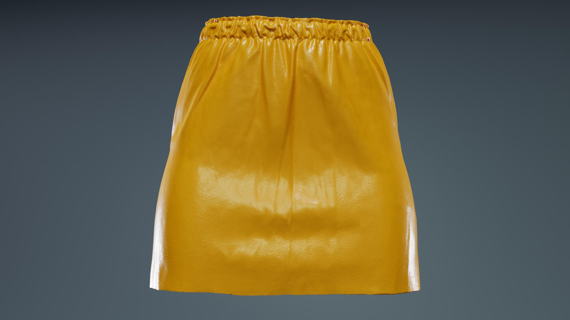 Elastic Leather Skirt - 3D Model by Polygonal Miniatures