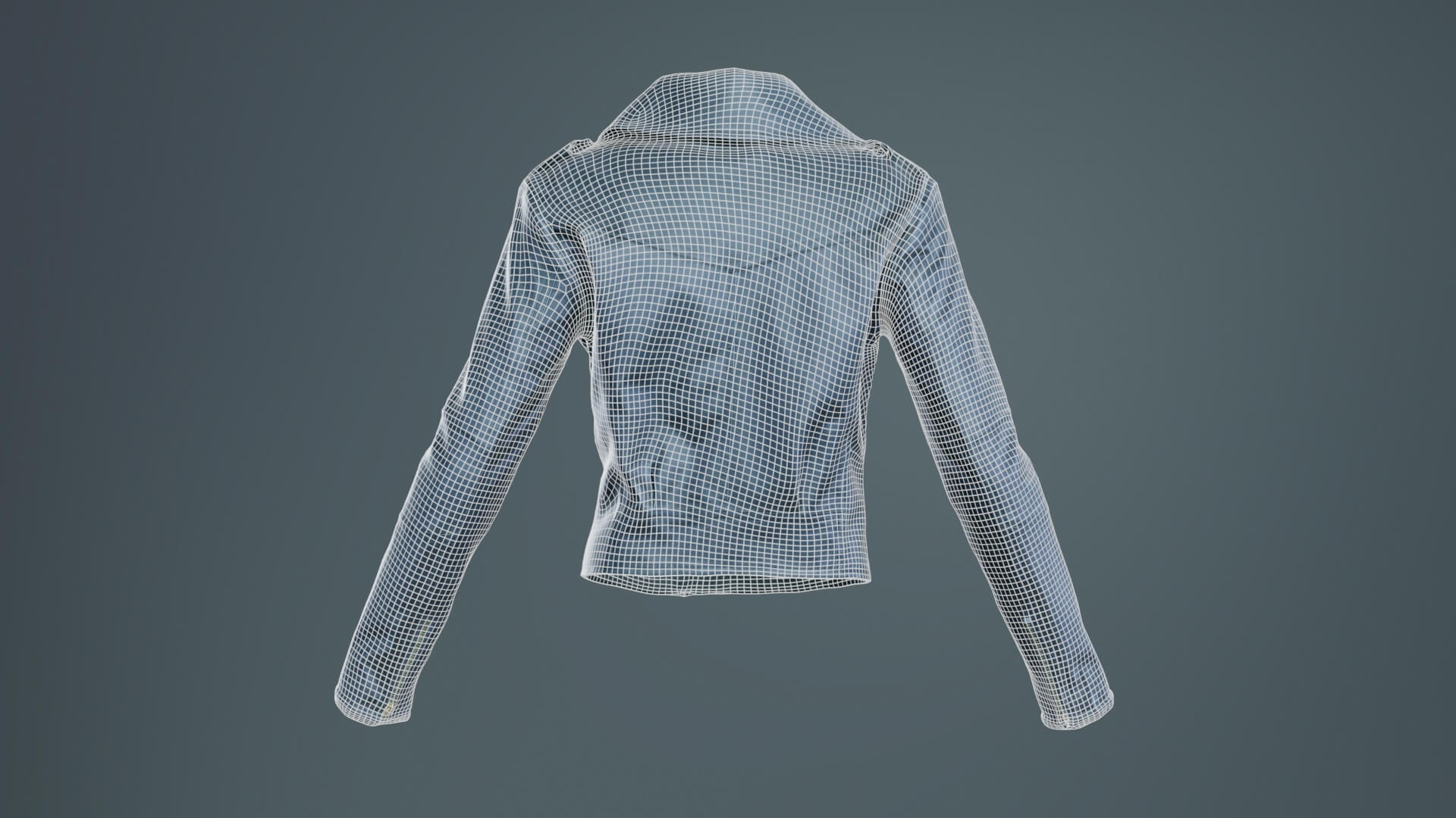 Elegant Black Jacket - 3D Model by Polygonal Miniatures