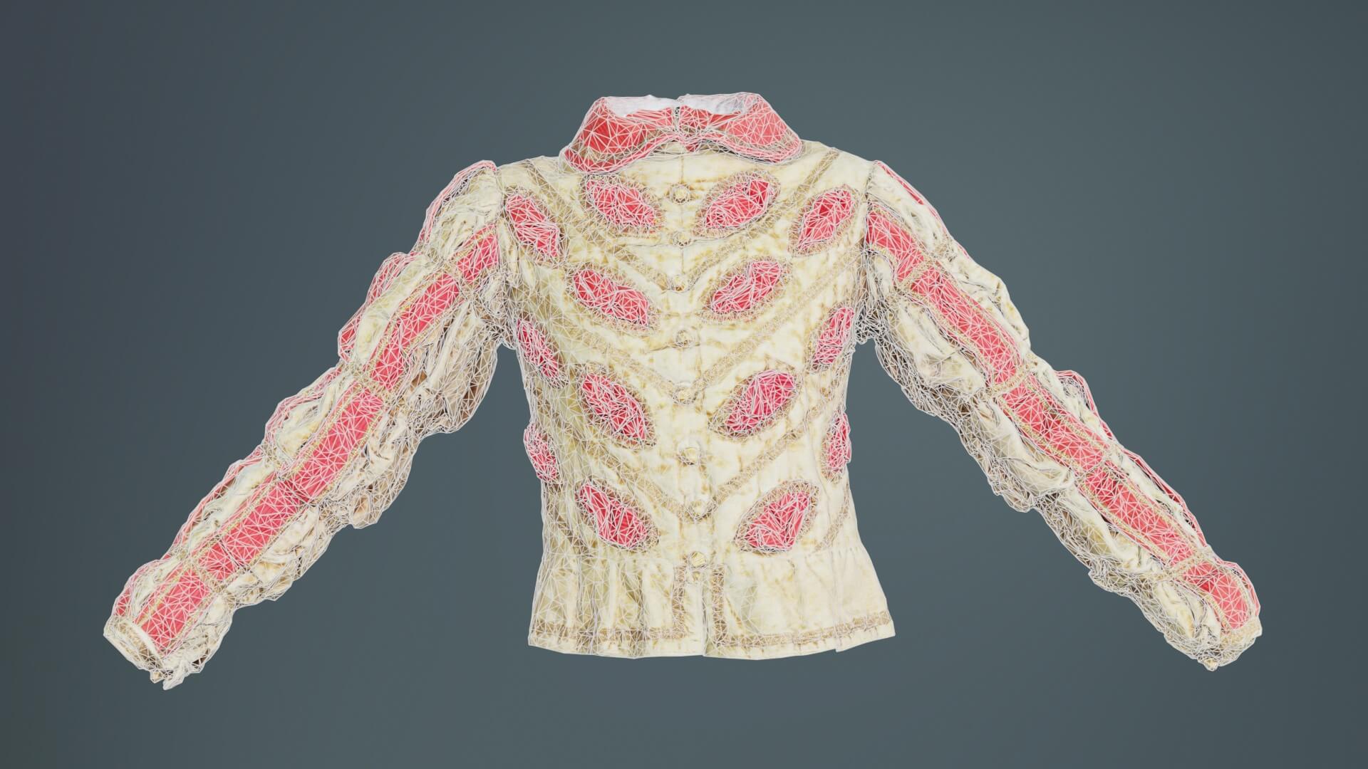 Elegant Knight Jacket - 3D Model by Polygonal Miniatures