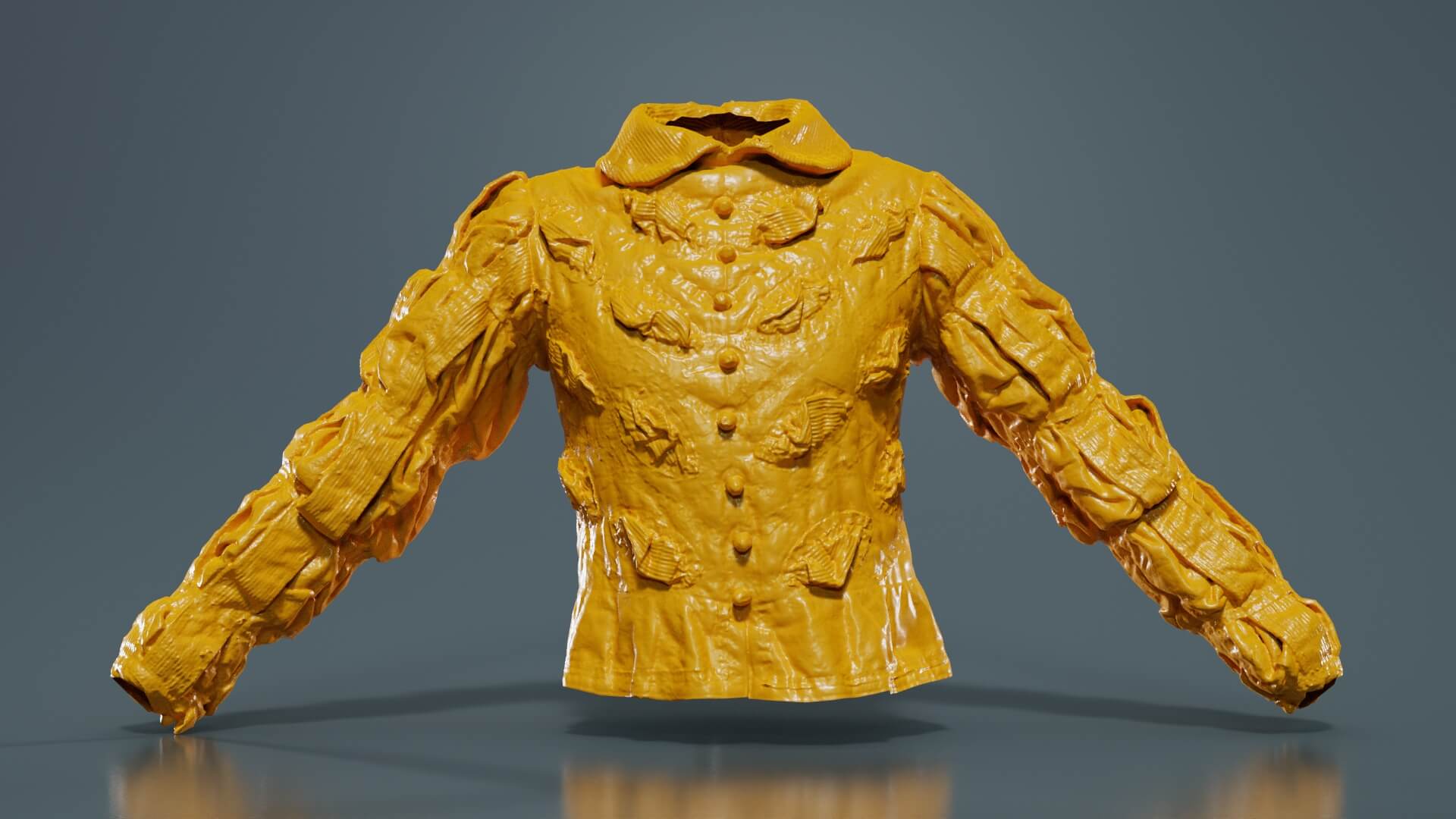 Elegant Knight Jacket - 3D Model by Polygonal Miniatures