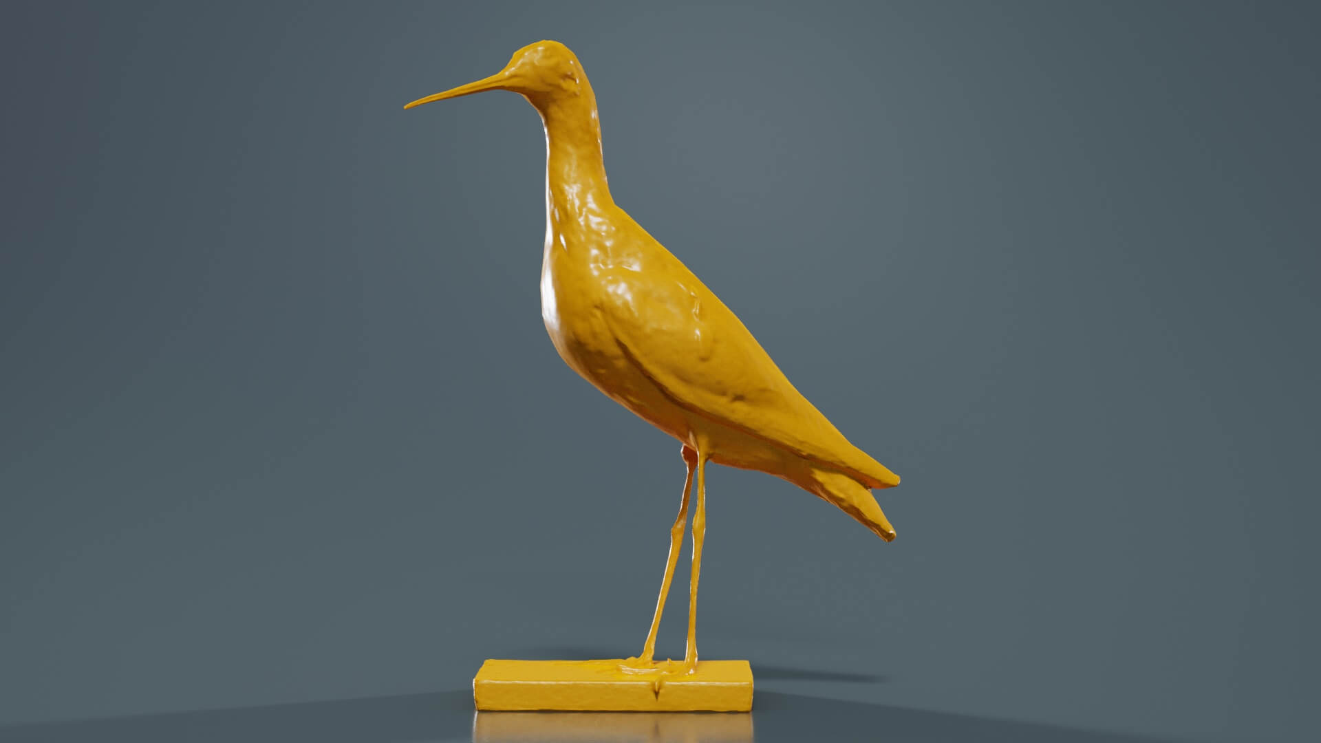 Eskimo Curlew Numenius Borealis - 3D Model by Polygonal Miniatures