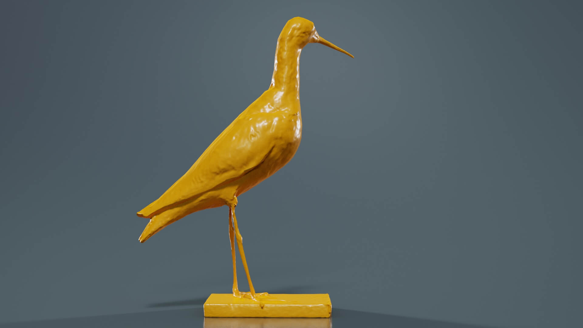 Eskimo Curlew Numenius Borealis - 3D Model by Polygonal Miniatures