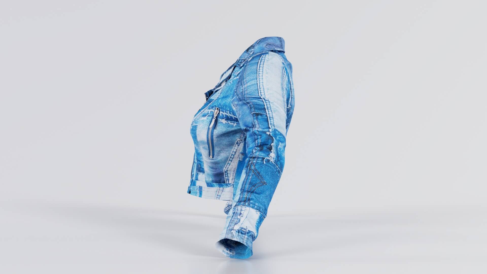 Fake Jeans Top - 3D Model by Polygonal Miniatures