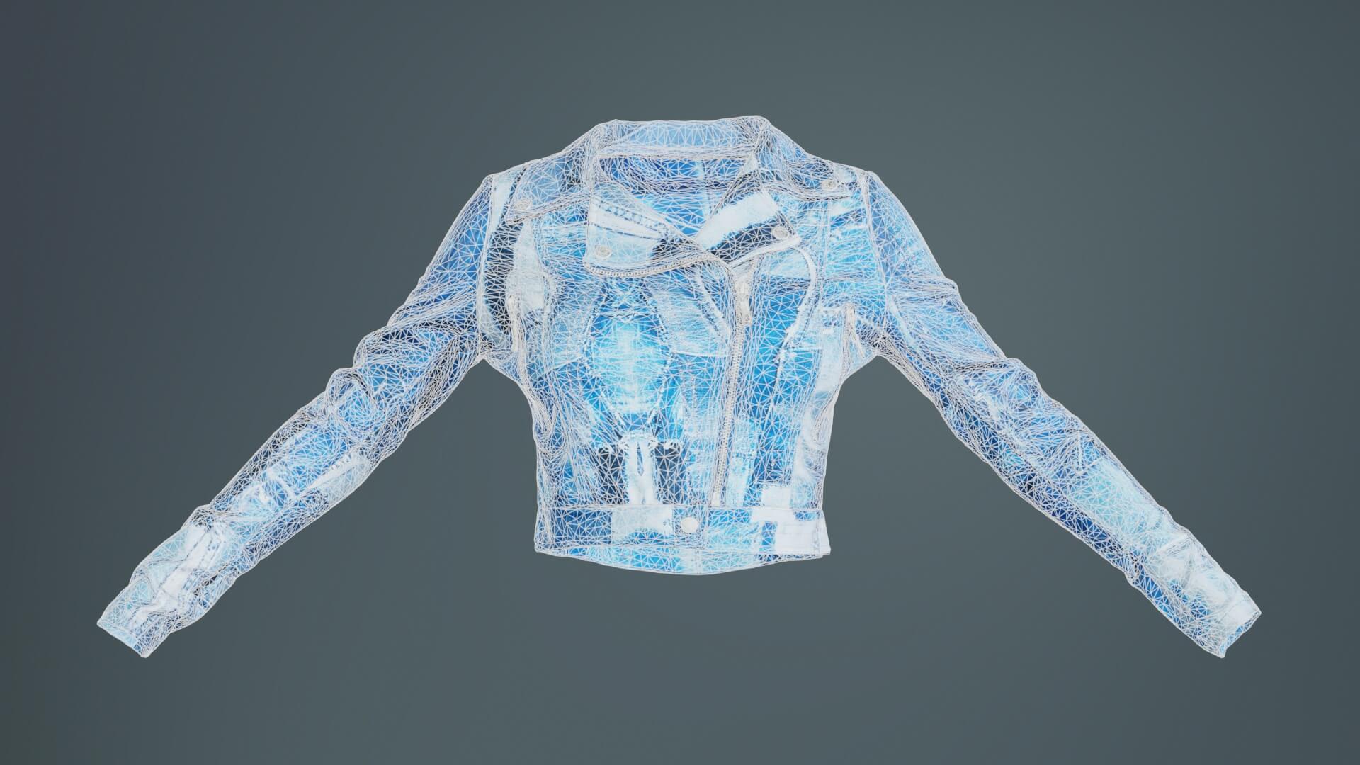 Fake Jeans Top - 3D Model by Polygonal Miniatures