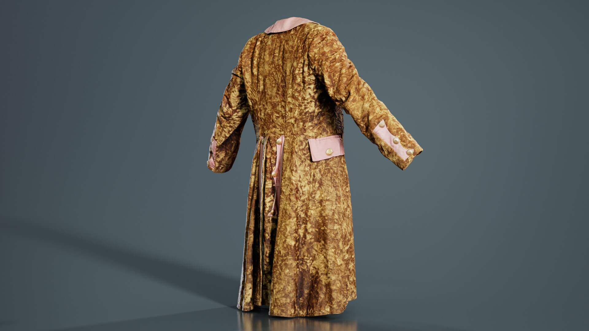 Felt Coat - 3D Model by Polygonal Miniatures