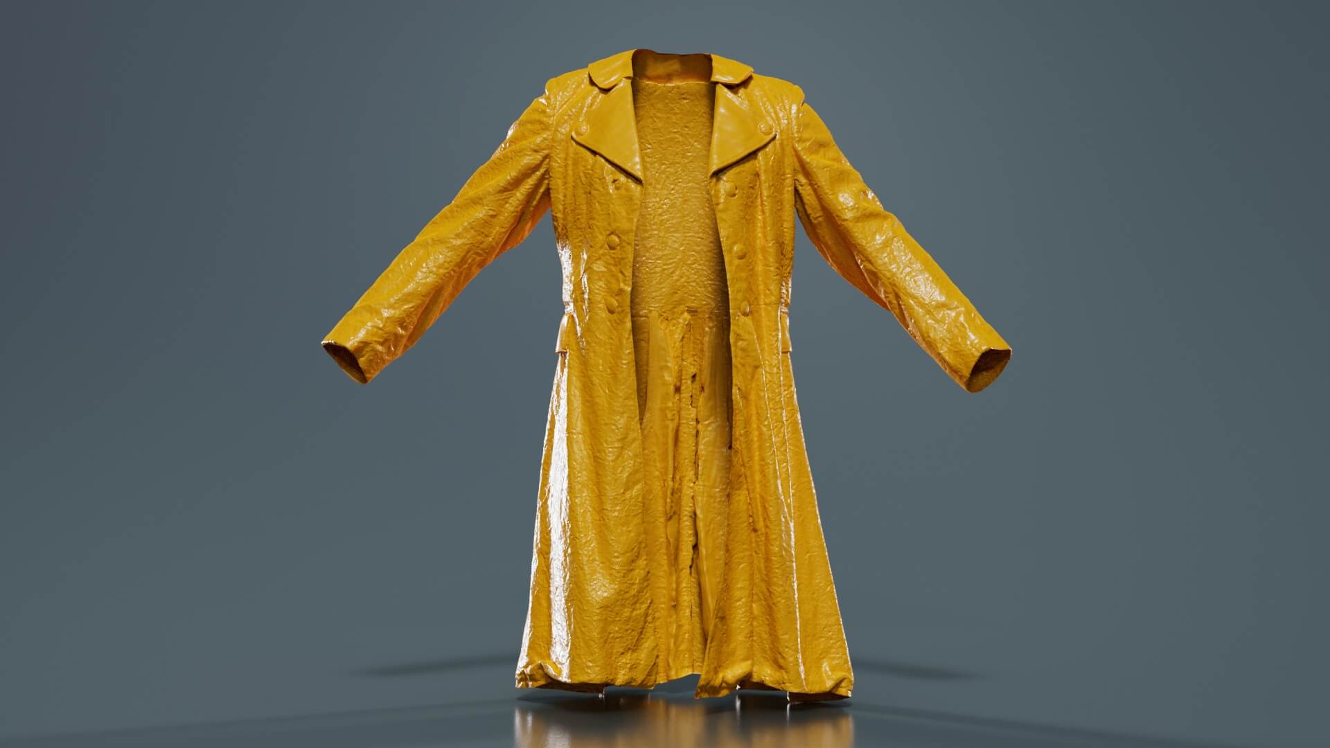 Felt Coat - 3D Model by Polygonal Miniatures