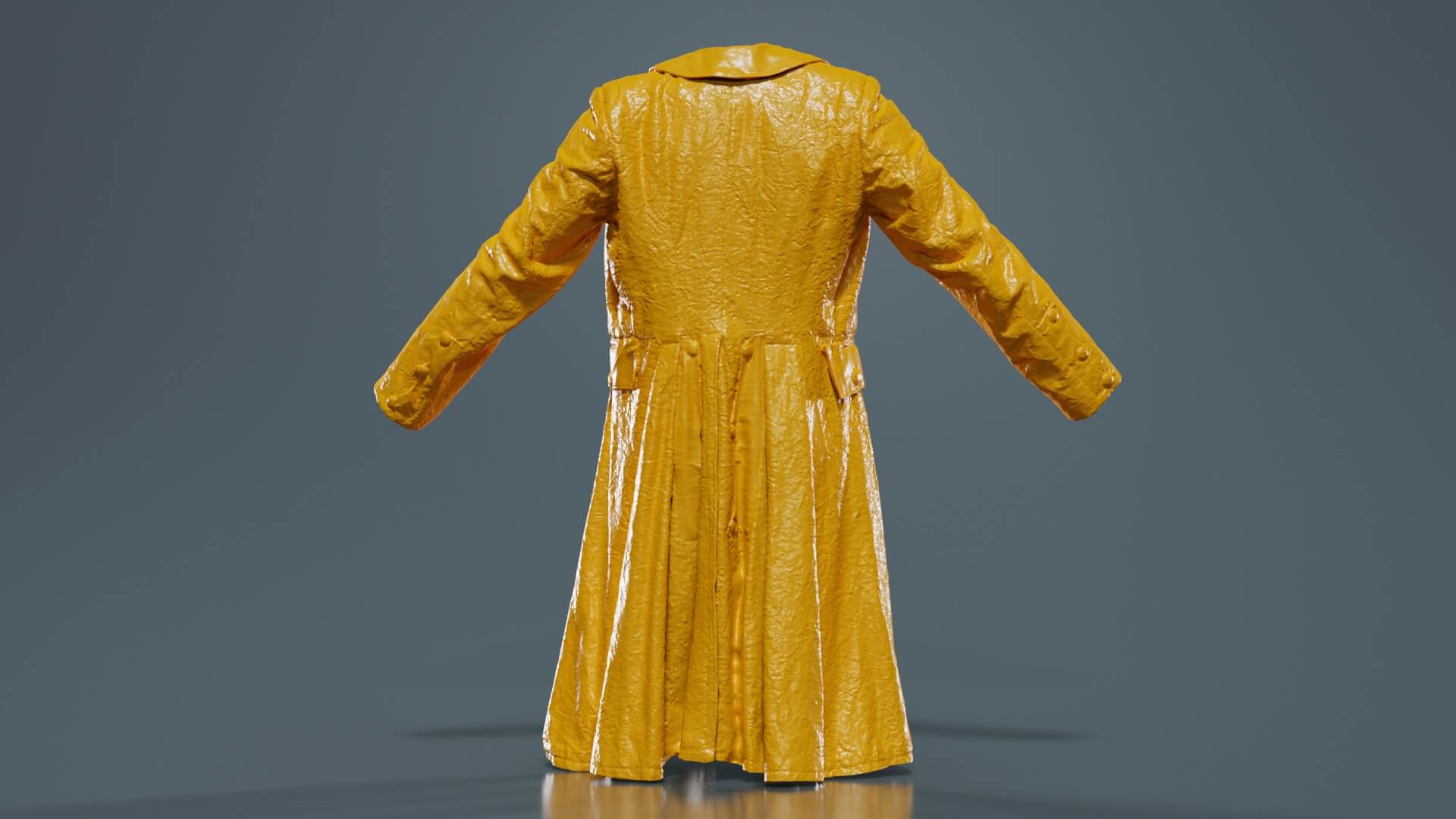 Felt Coat - 3D Model by Polygonal Miniatures