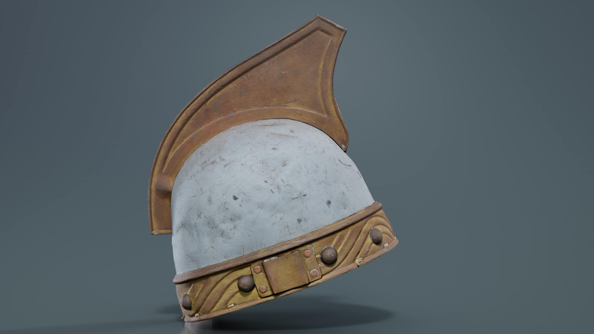 Fin Helmet - 3D Model by Polygonal Miniatures