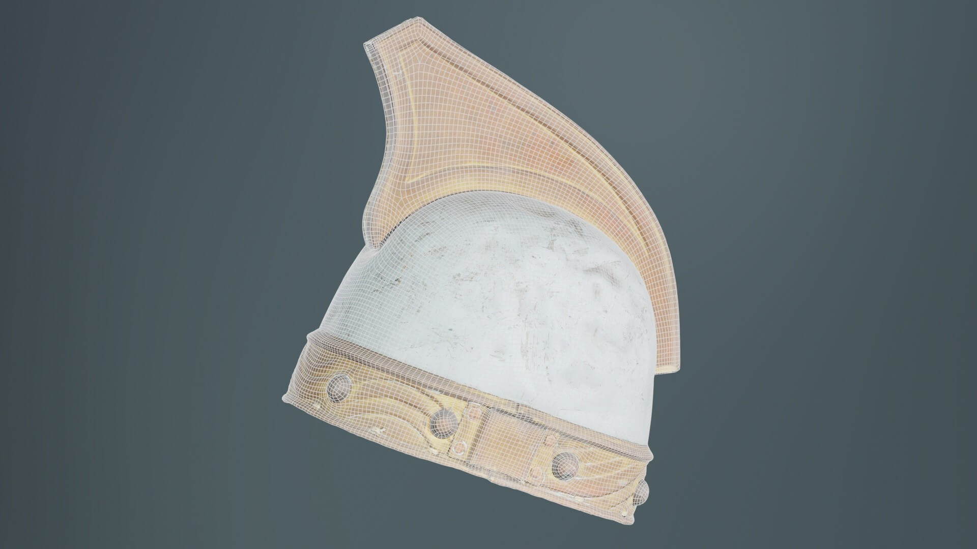 Fin Helmet - 3D Model by Polygonal Miniatures