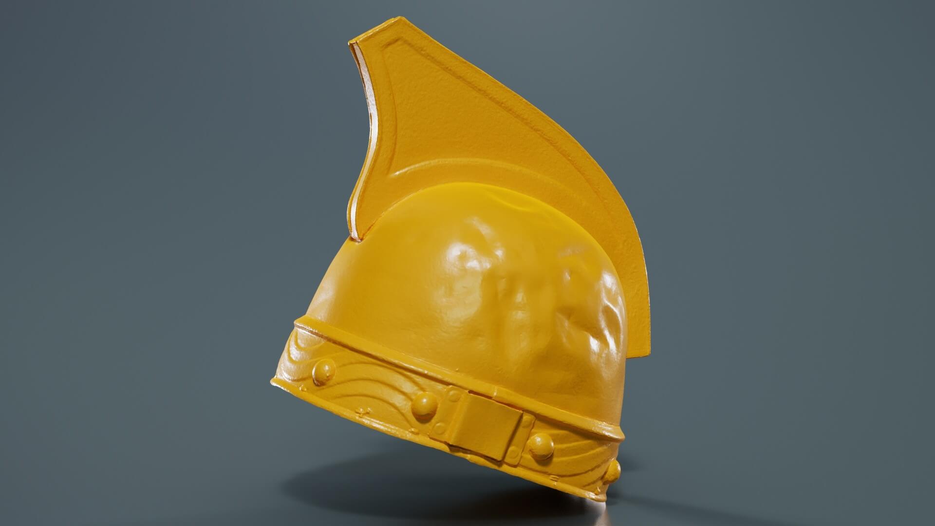 Fin Helmet - 3D Model by Polygonal Miniatures