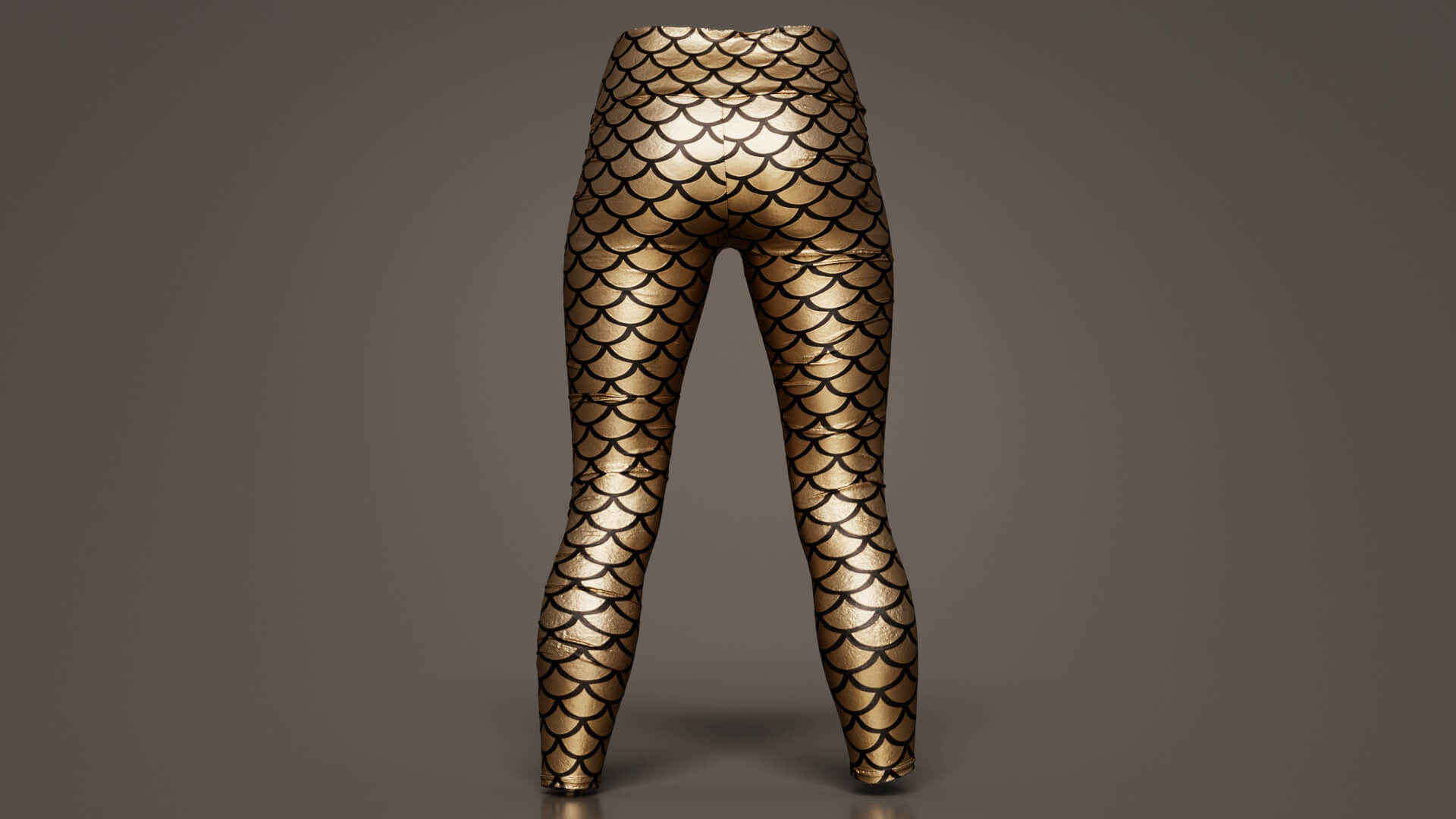 Fish Scale Leggings - 3D Model by Polygonal Miniatures