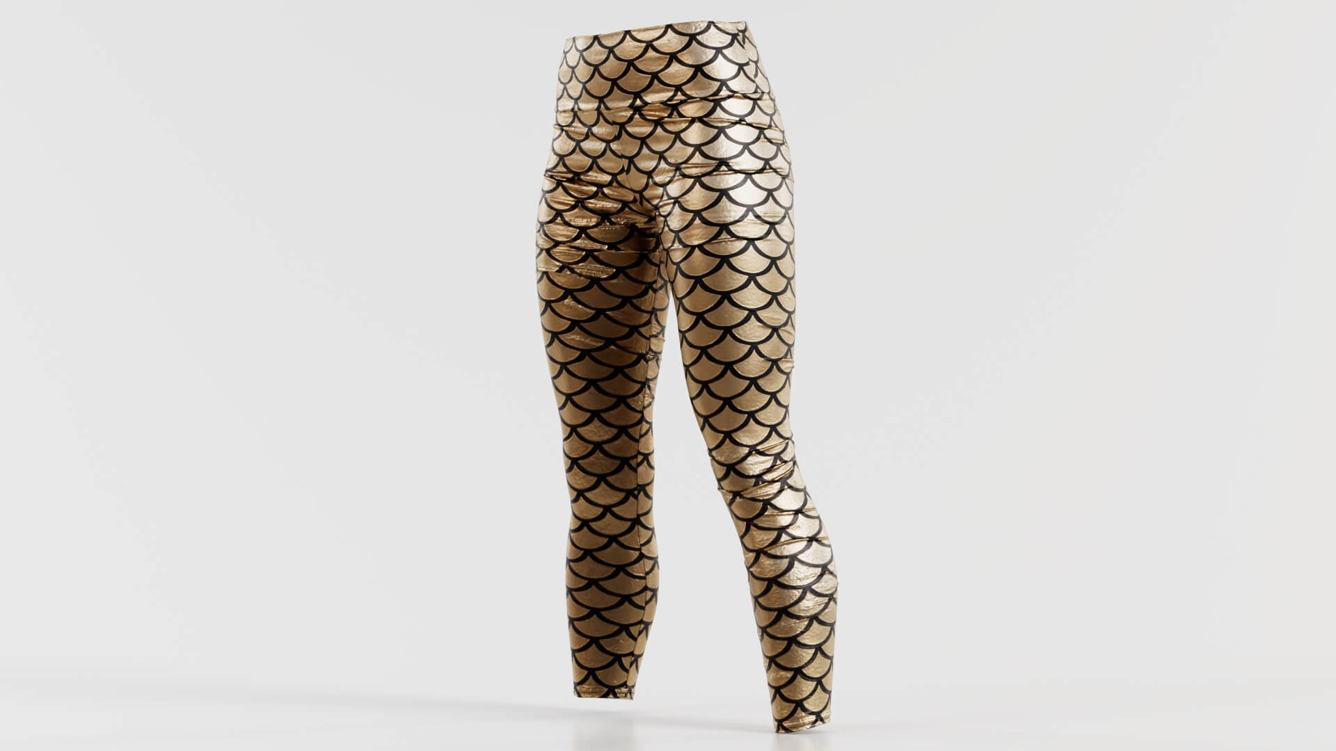 Fish Scale Leggings - 3D Model by Polygonal Miniatures