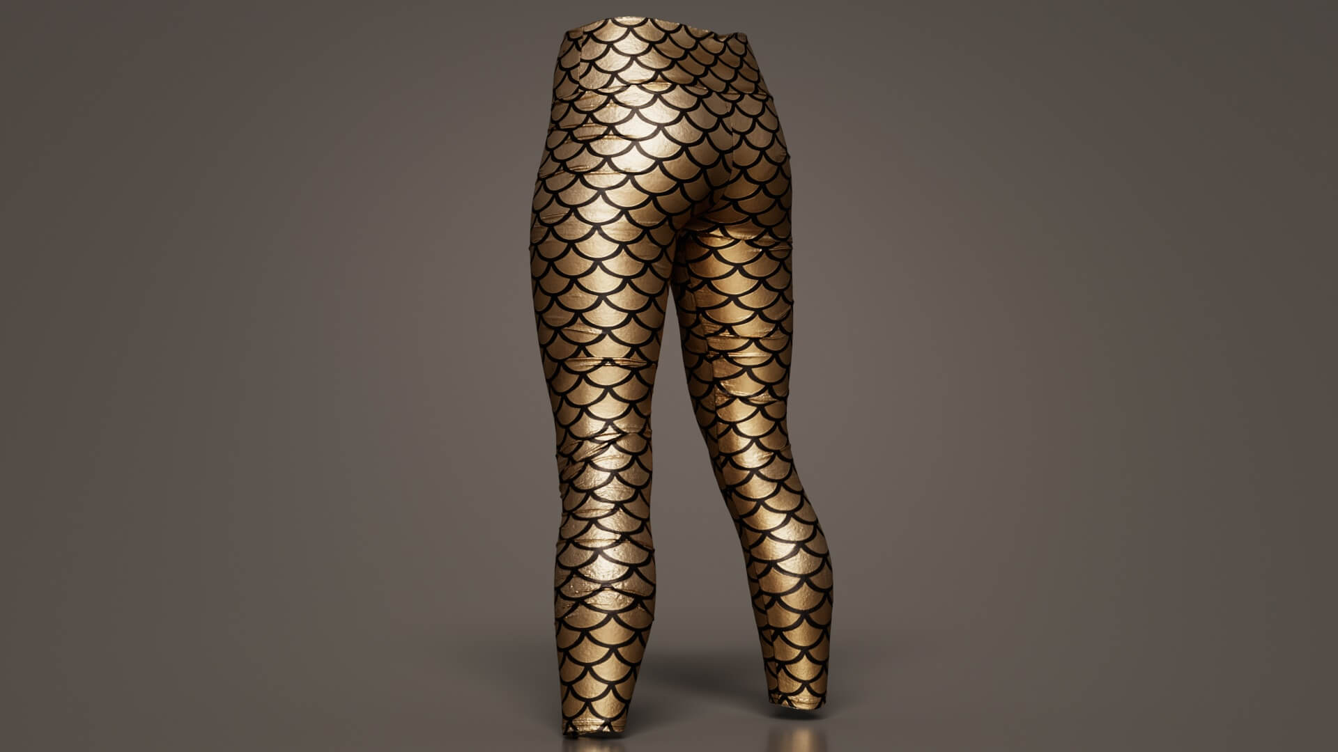 Fish Scale Leggings - 3D Model by Polygonal Miniatures