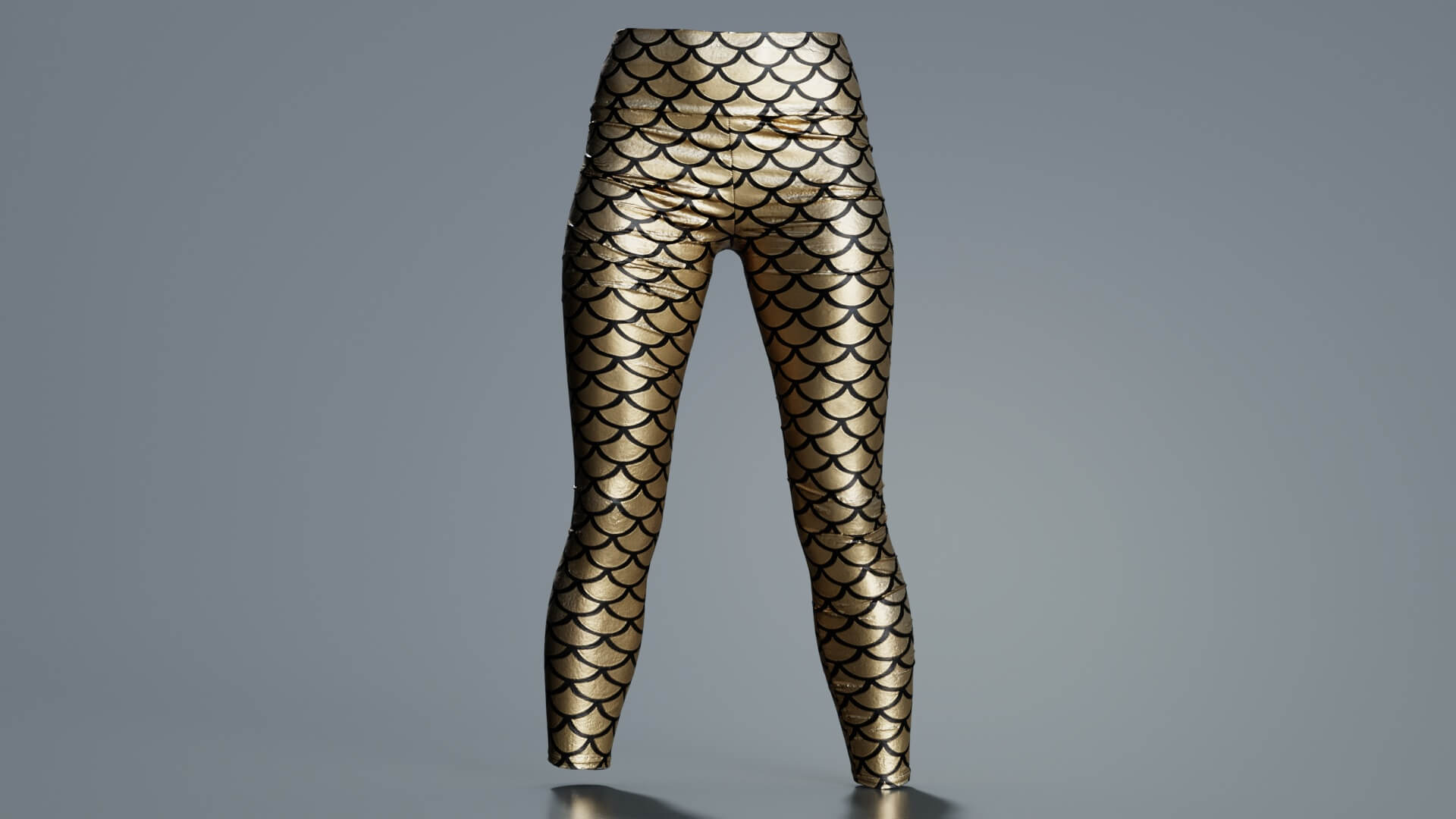 Fish Scale Leggings - 3D Model by Polygonal Miniatures