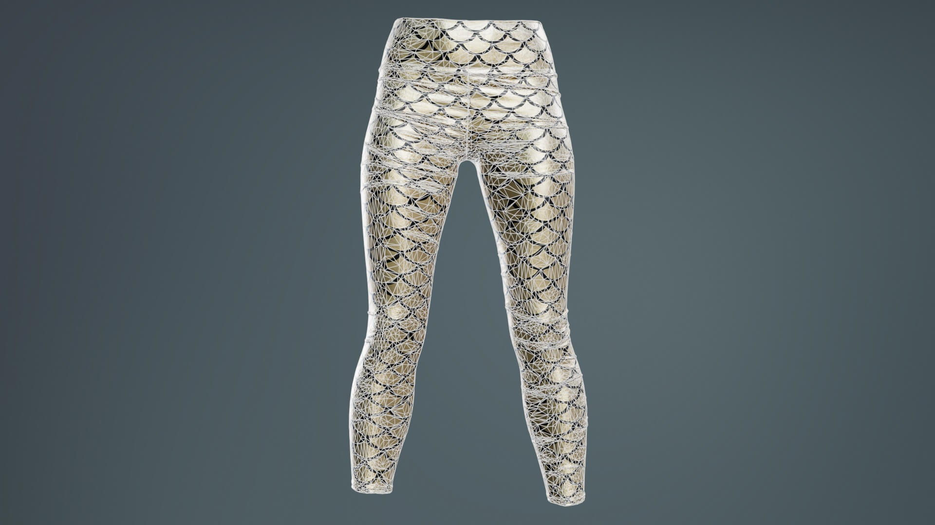 Fish Scale Leggings - 3D Model by Polygonal Miniatures