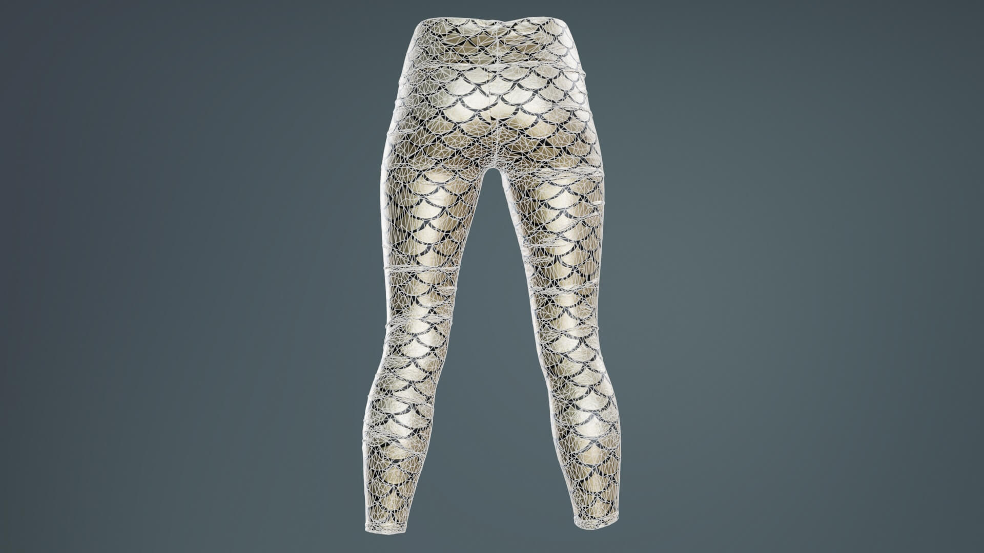 Fish Scale Leggings - 3D Model by Polygonal Miniatures