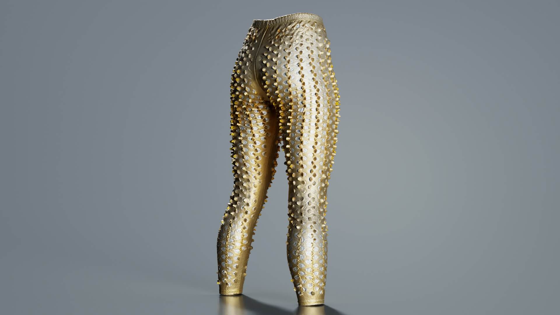 Flared Hole Leggings - 3D Model by Polygonal Miniatures