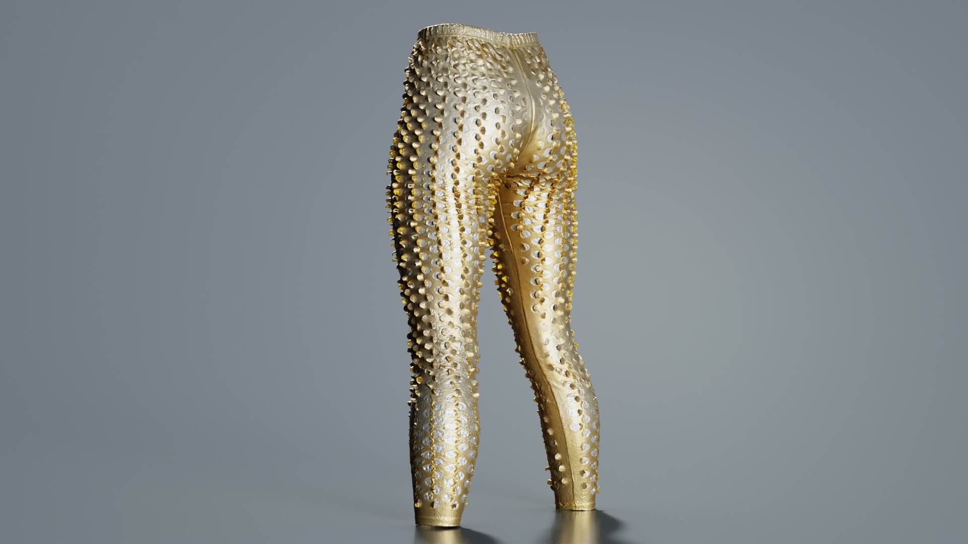 Flared Hole Leggings - 3D Model by Polygonal Miniatures