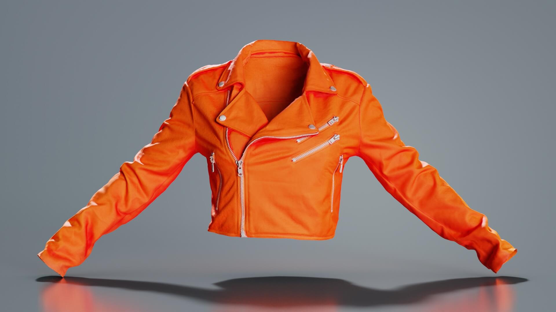 Flash Zipper Jacket - 3D Model by Polygonal Miniatures