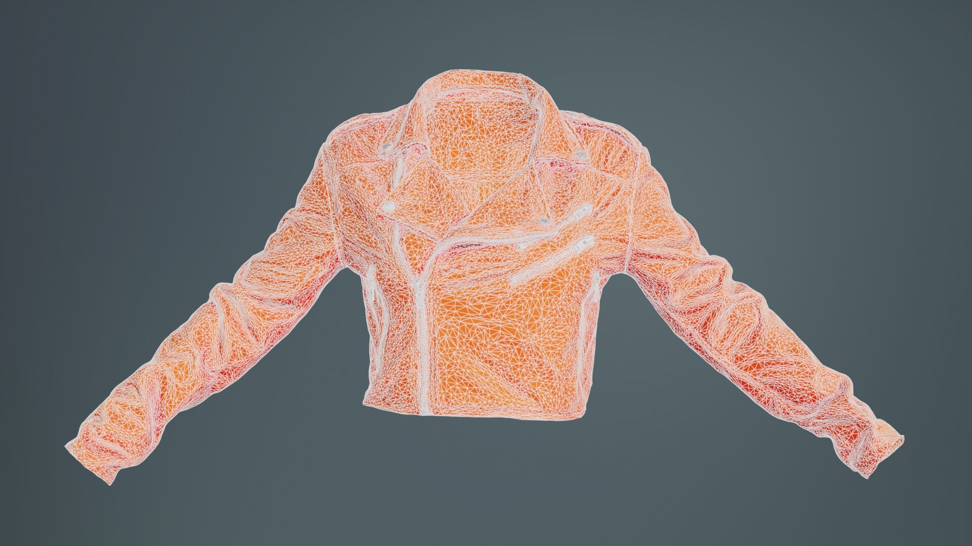 Flash Zipper Jacket - 3D Model by Polygonal Miniatures