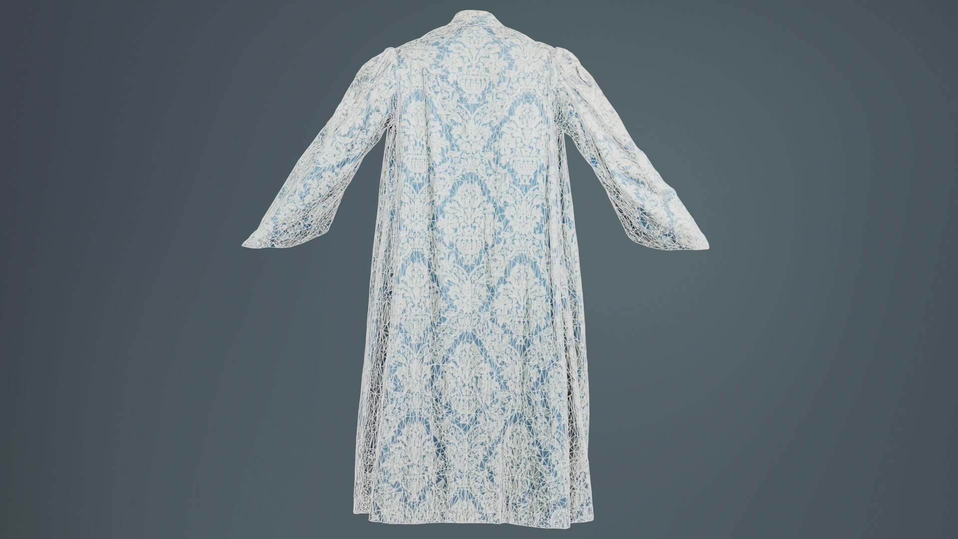 Flowerpot Robe Open - 3D Model by Polygonal Miniatures