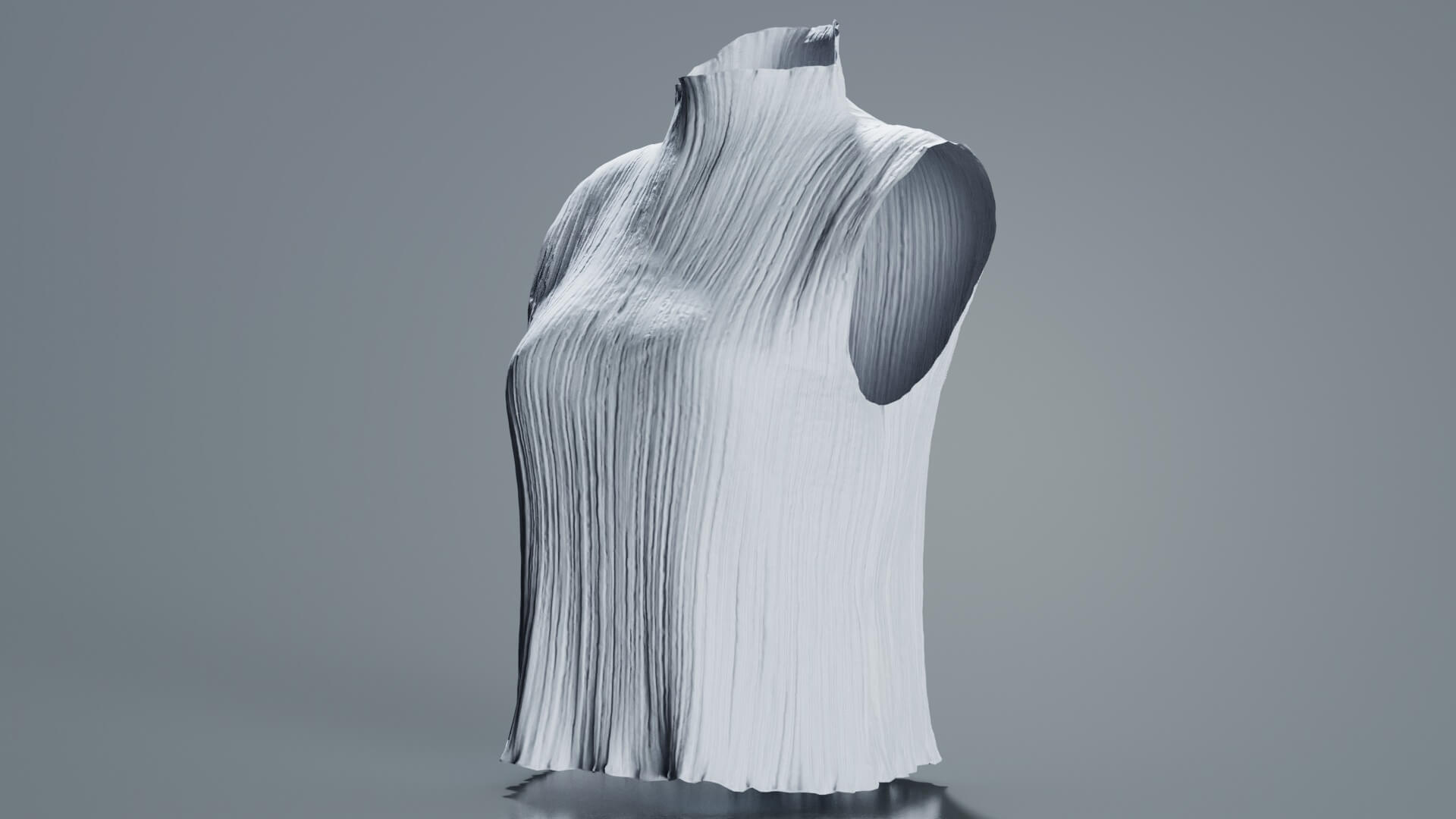 Fragile White Top - 3D Model by Polygonal Miniatures