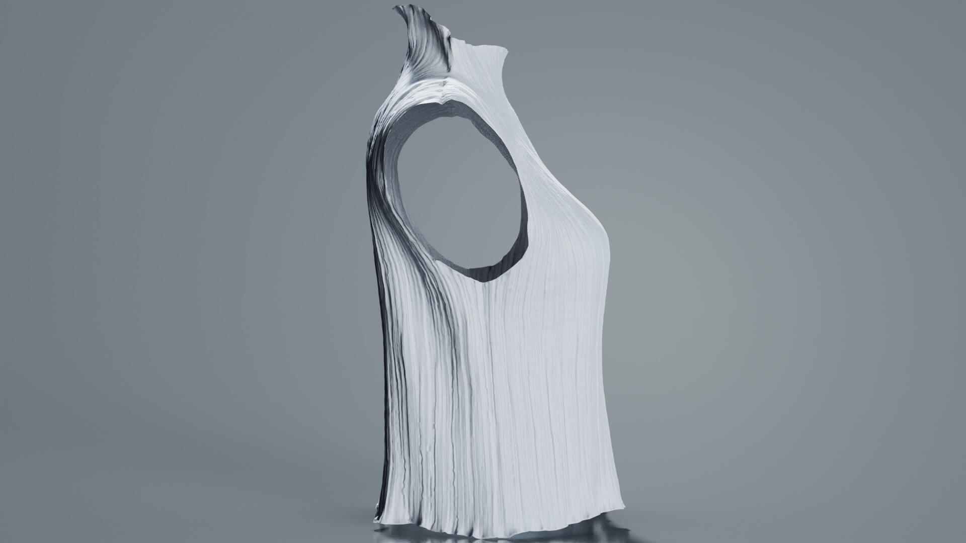 Fragile White Top - 3D Model by Polygonal Miniatures