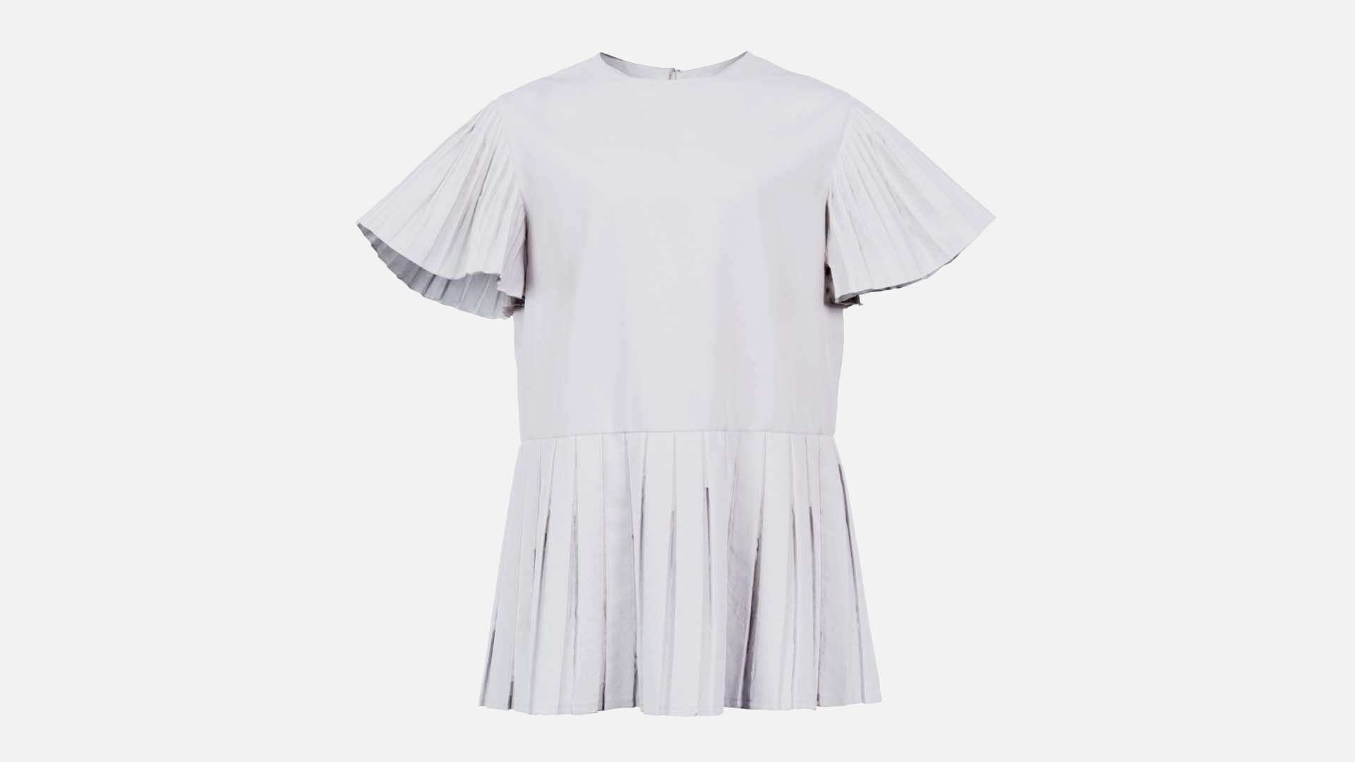 Frills Shirt - 3D Model by Polygonal Miniatures