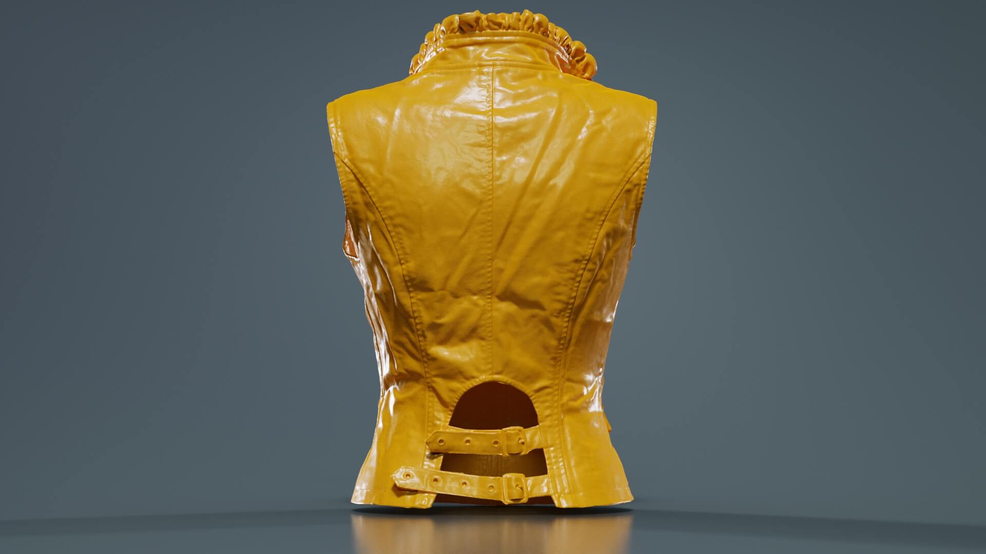 Frils Leather Vest - 3D Model by Polygonal Miniatures