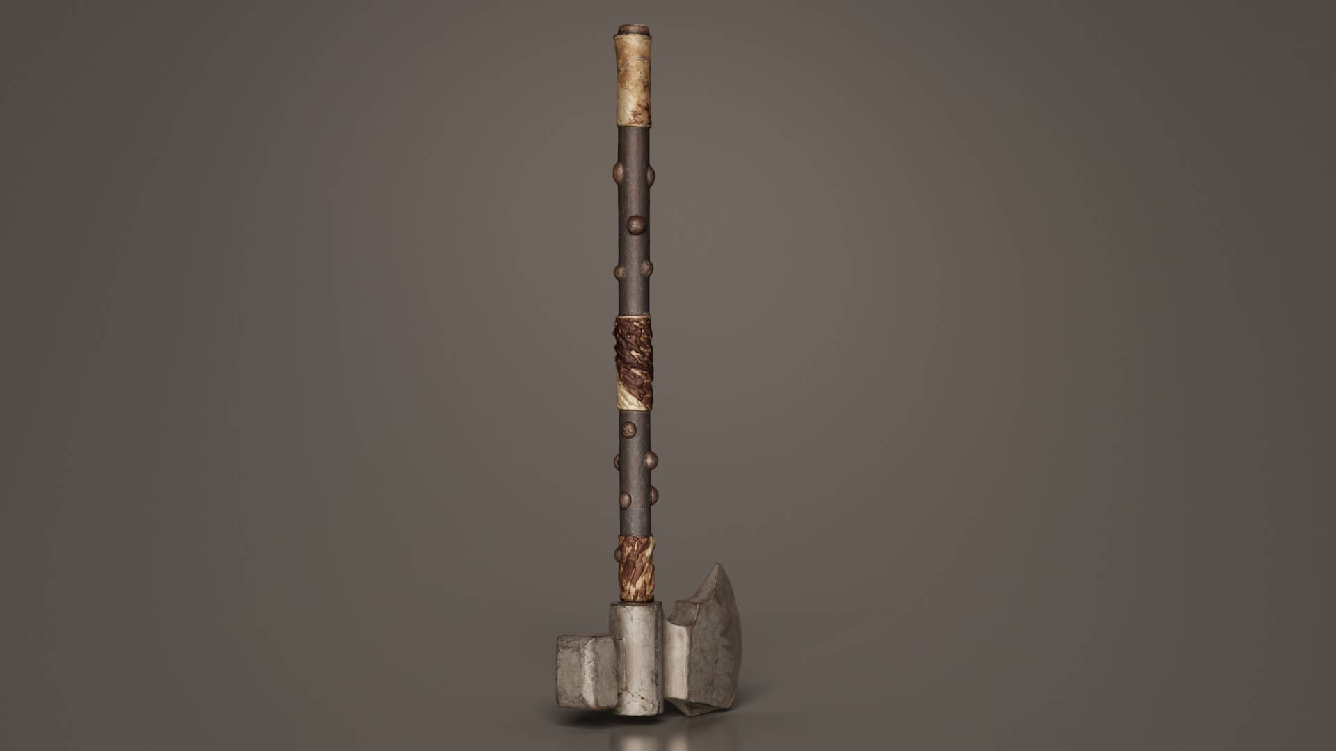 Fur Axe - 3D Model by Polygonal Miniatures