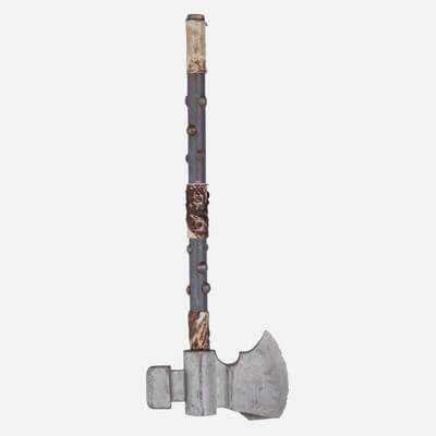 Fur Axe - 3D Model by Polygonal Miniatures