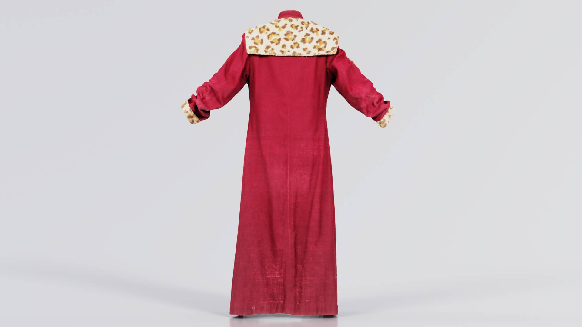 Fur Coat Closed - 3D Model by Polygonal Miniatures