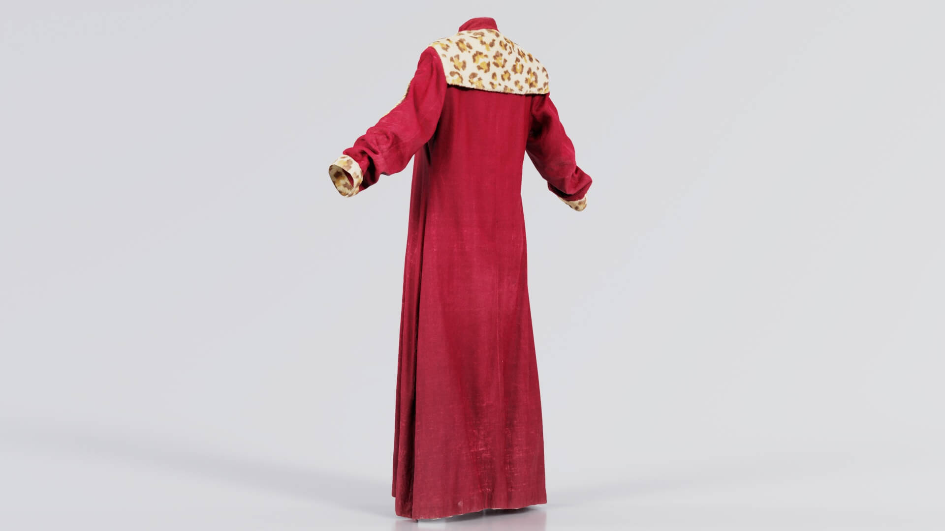 Fur Coat Closed - 3D Model by Polygonal Miniatures