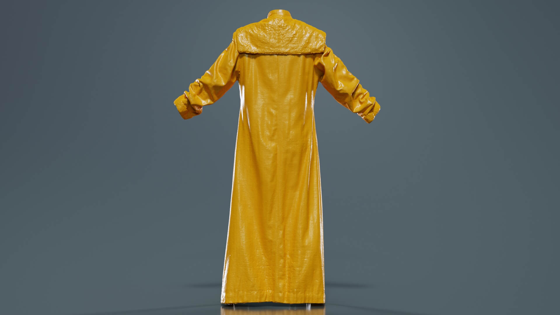 Fur Coat Closed - 3D Model by Polygonal Miniatures