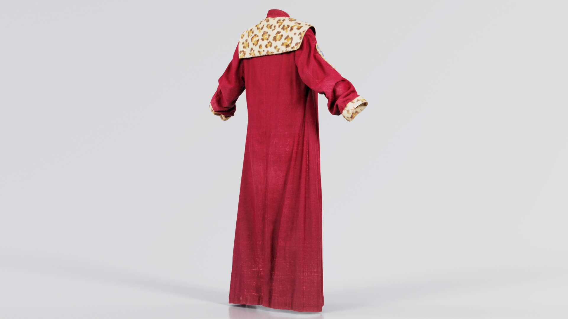 Fur Coat Open - 3D Model by Polygonal Miniatures