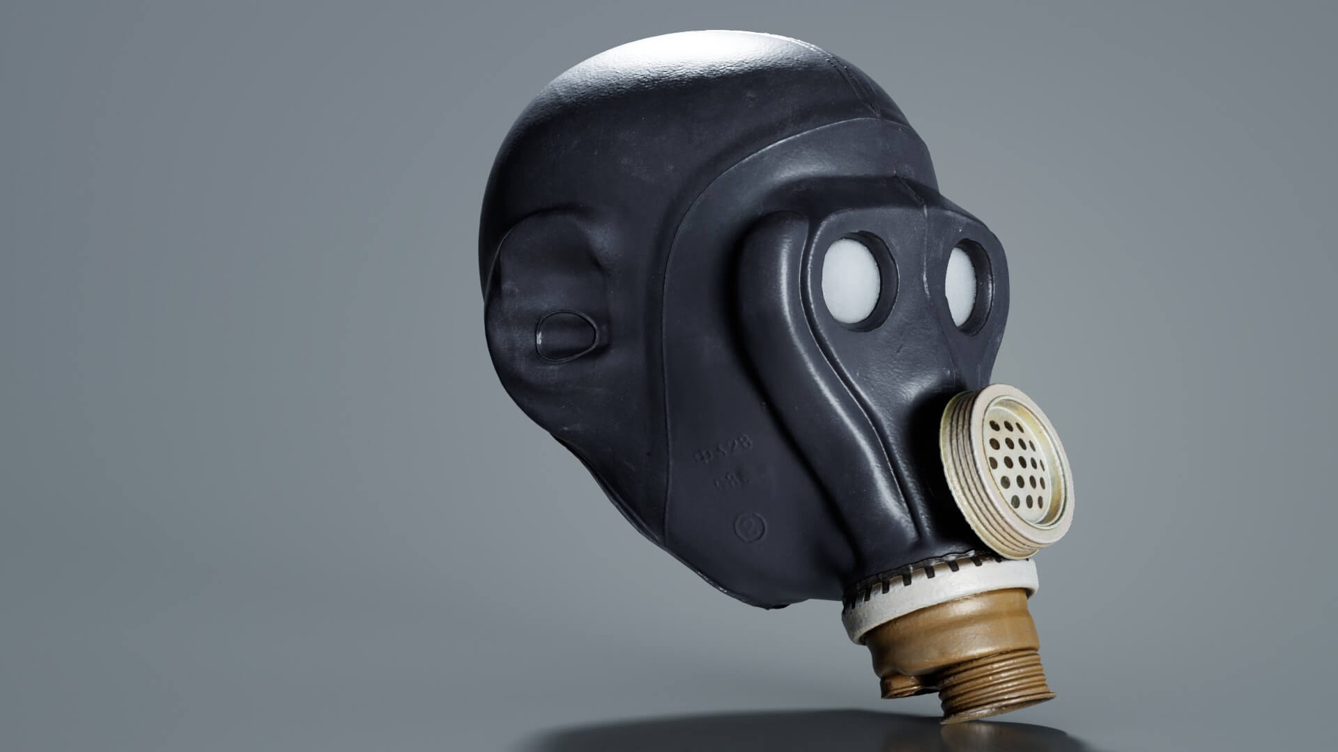 Gasmask - 3D Model by Polygonal Miniatures