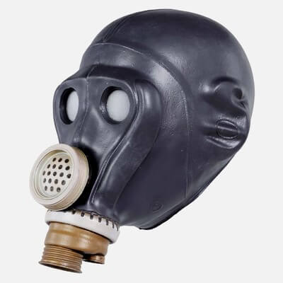 Gasmask - 3D Model by Polygonal Miniatures