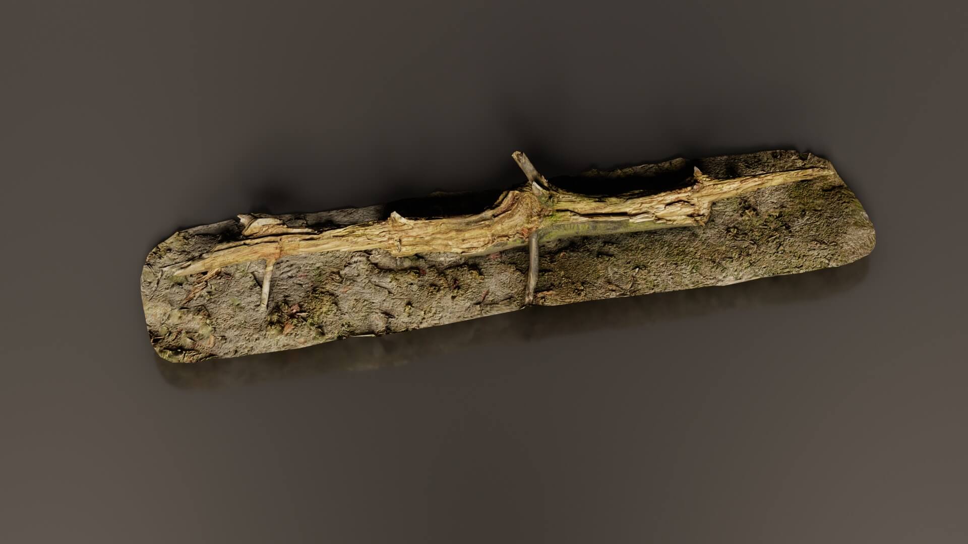 Ground Branch Split - 3D Model by Polygonal Miniatures