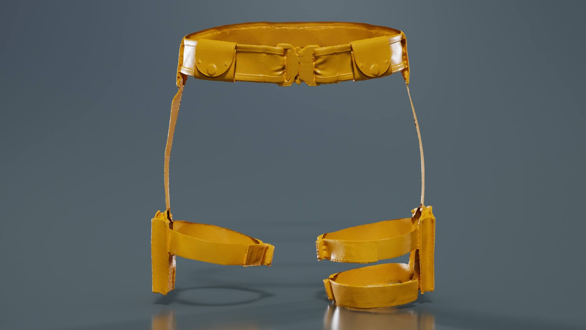 Gun Belt - 3D Model by Polygonal Miniatures