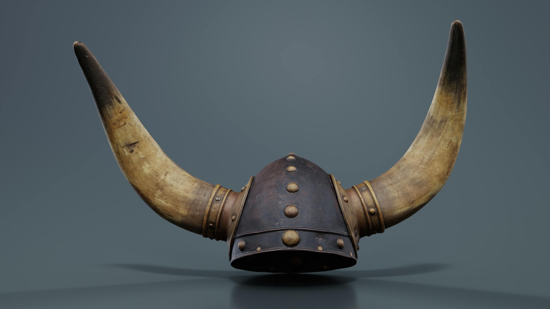 Horn Helmet - 3D Model by Polygonal Miniatures