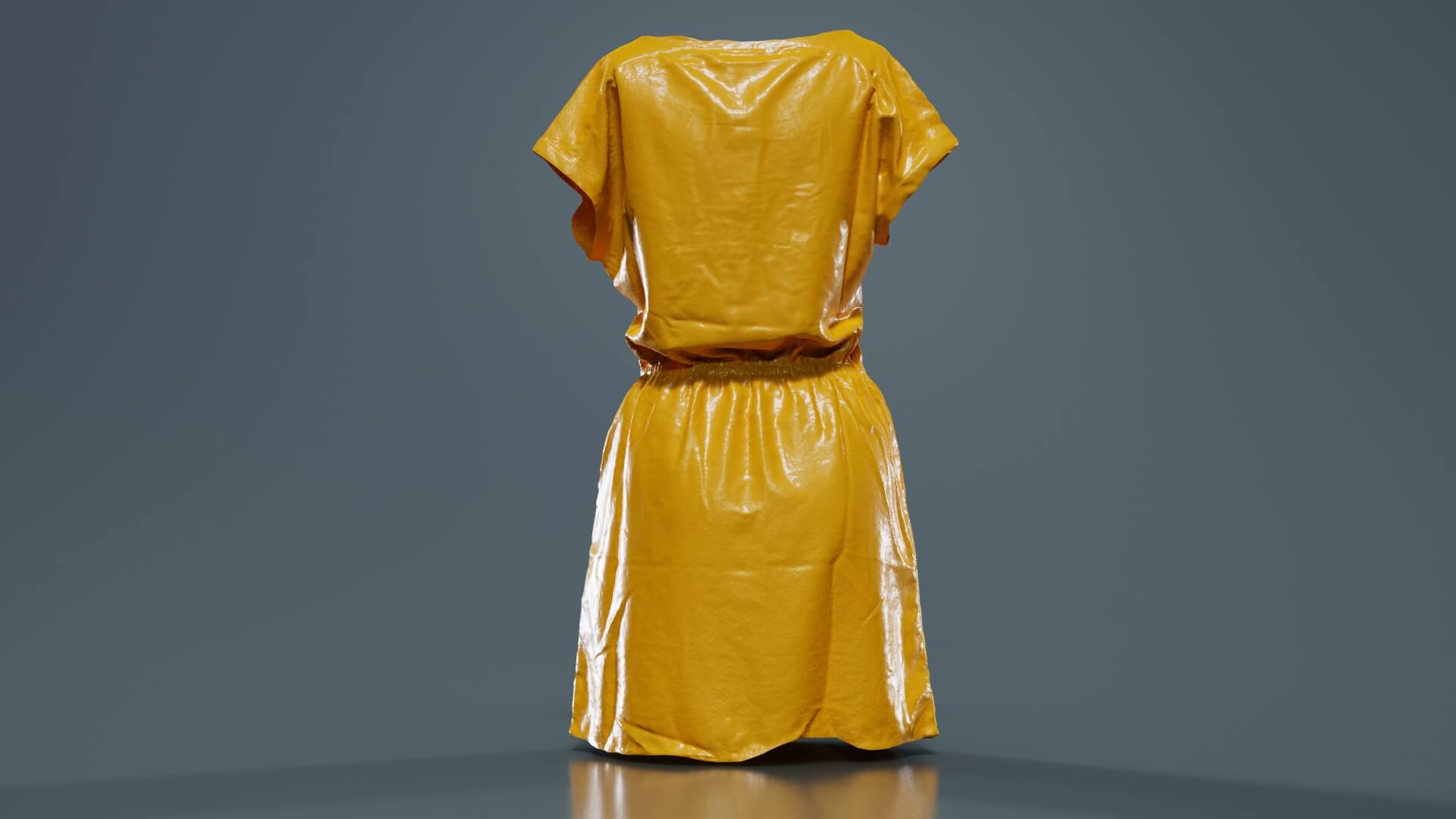 Jagged Pattern Dress - 3D Model by Polygonal Miniatures