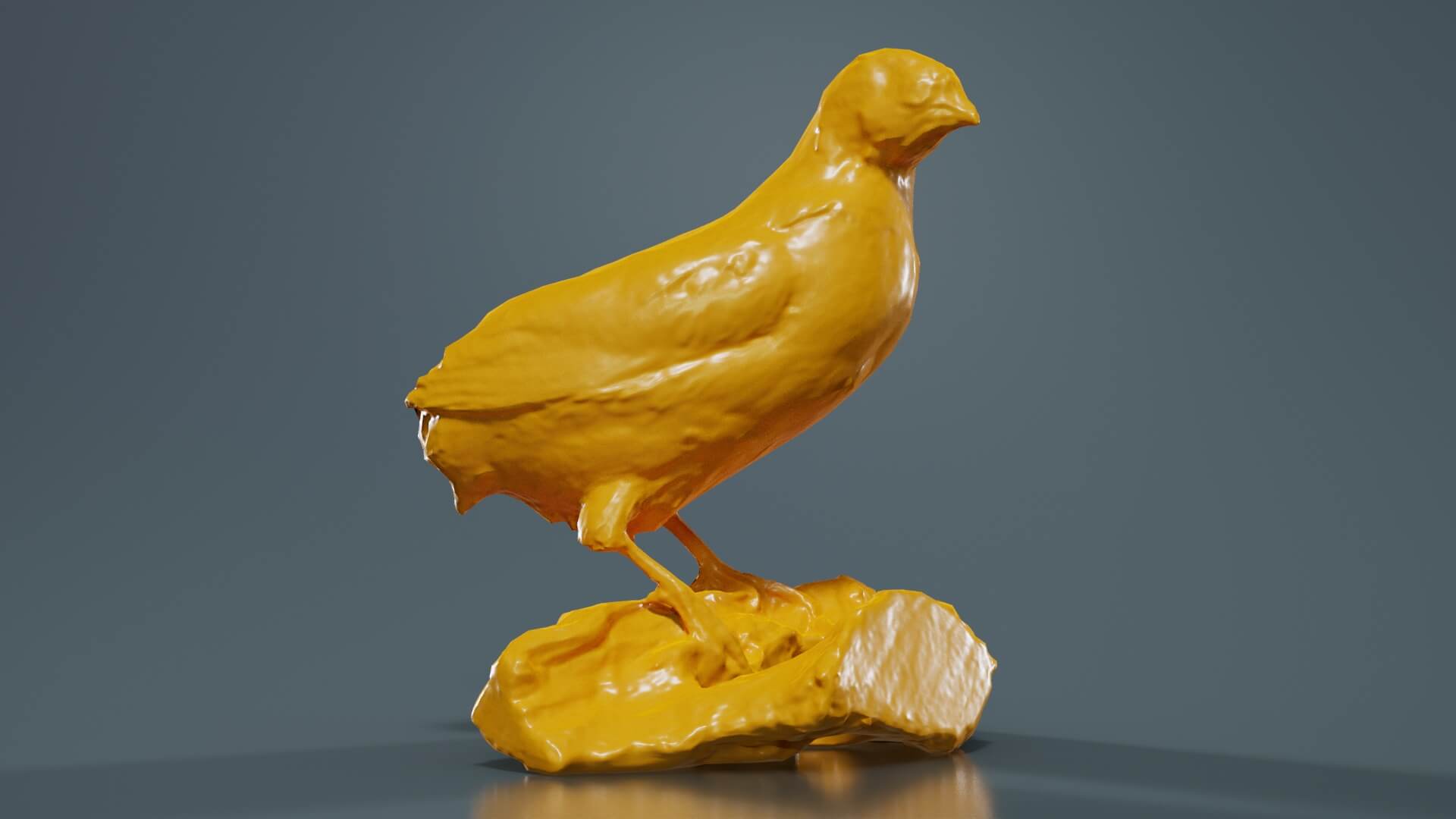 Japanese Quail Coturnix Japonica - 3D Model by Polygonal Miniatures