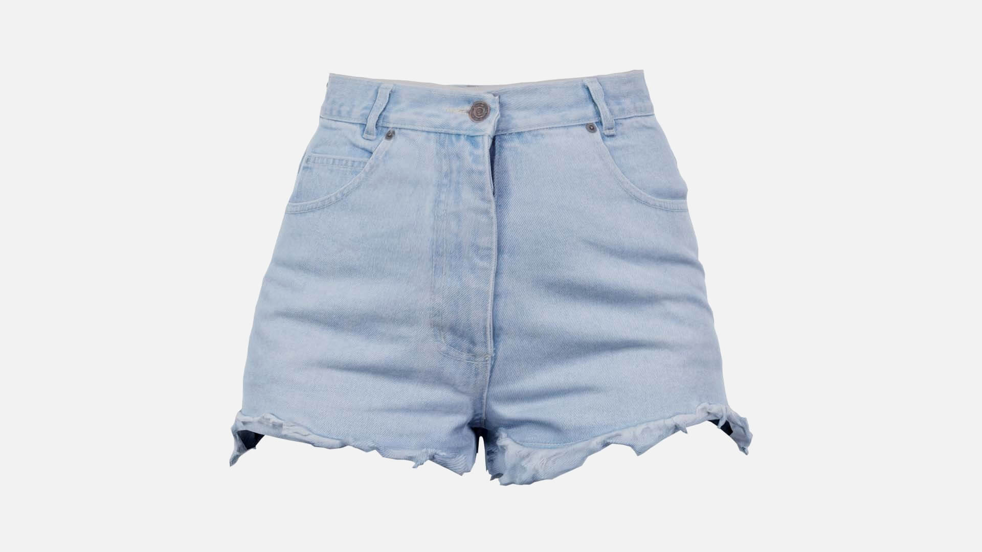 Jeans Shorts - 3D Model by Polygonal Miniatures