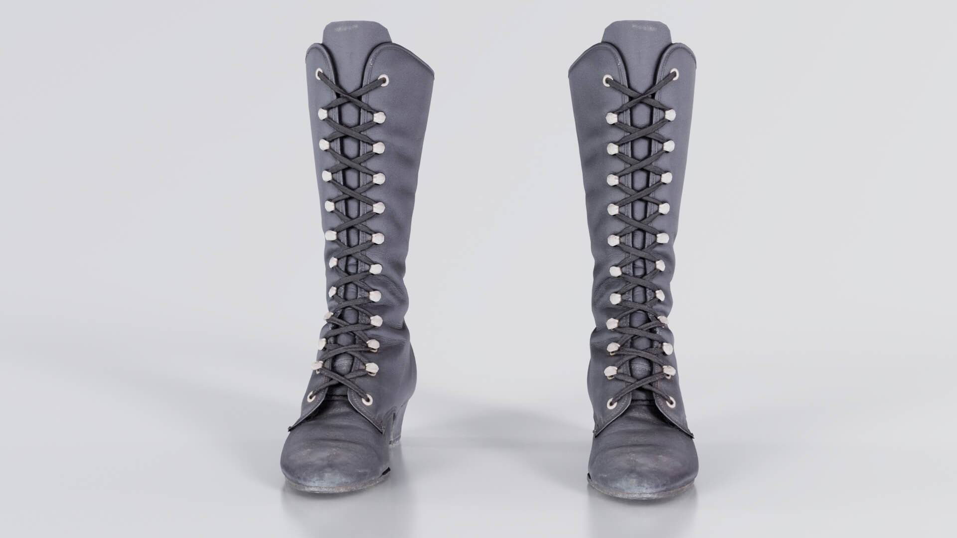 Laced Boot - 3D Model by Polygonal Miniatures