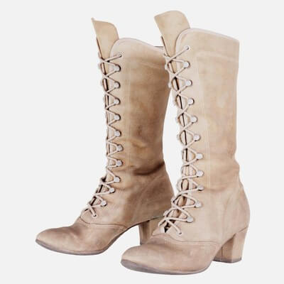 Laced Velvet Boot - 3D Model by Polygonal Miniatures