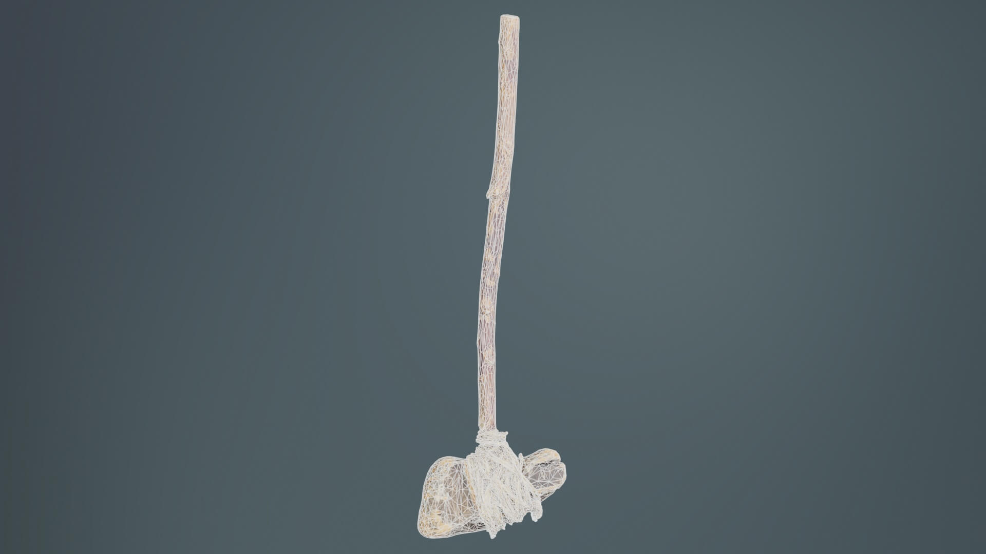 Large Branch Rope Axe - 3D Model by Polygonal Miniatures