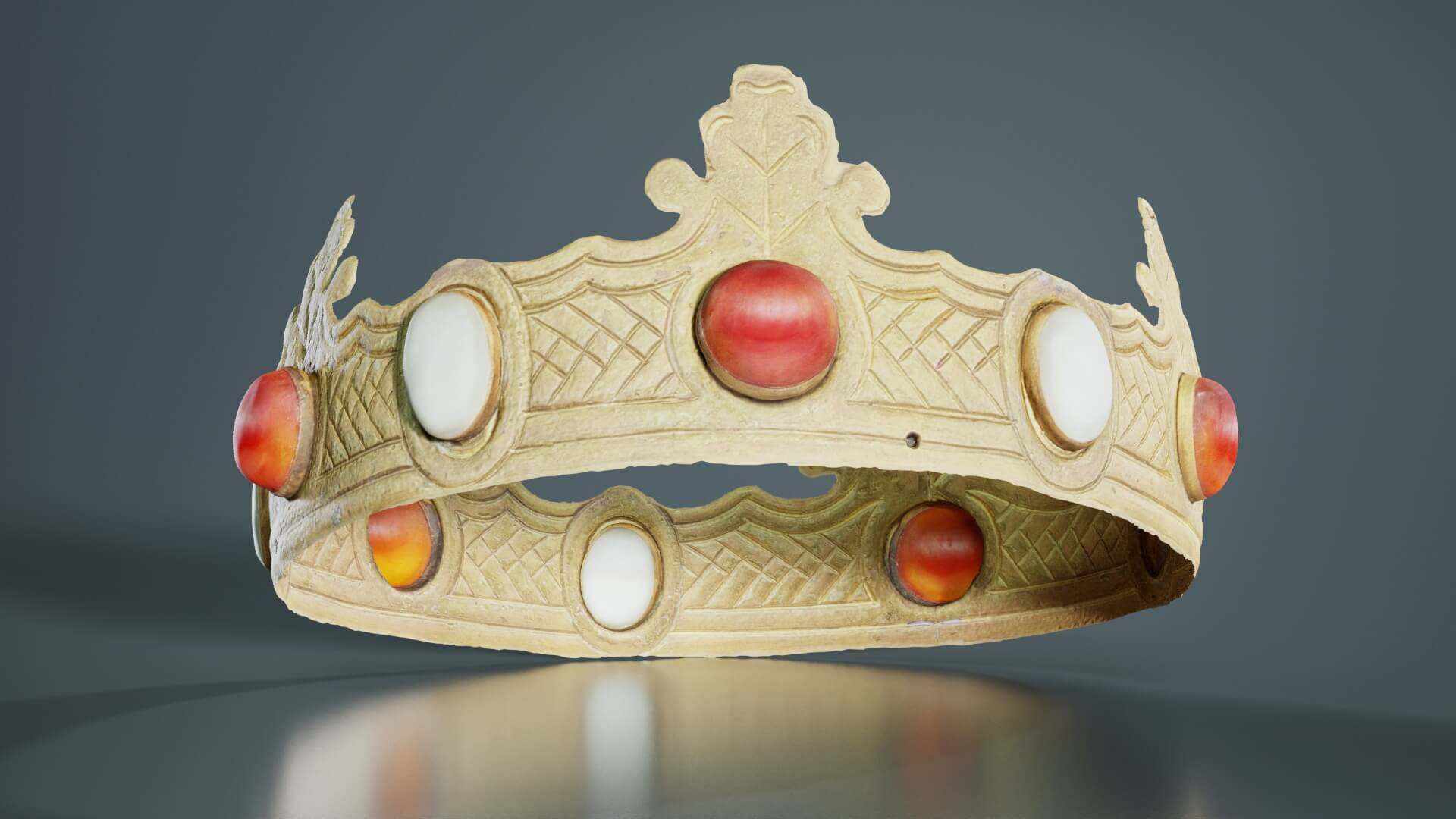 Leaf Crown - 3D Model by Polygonal Miniatures