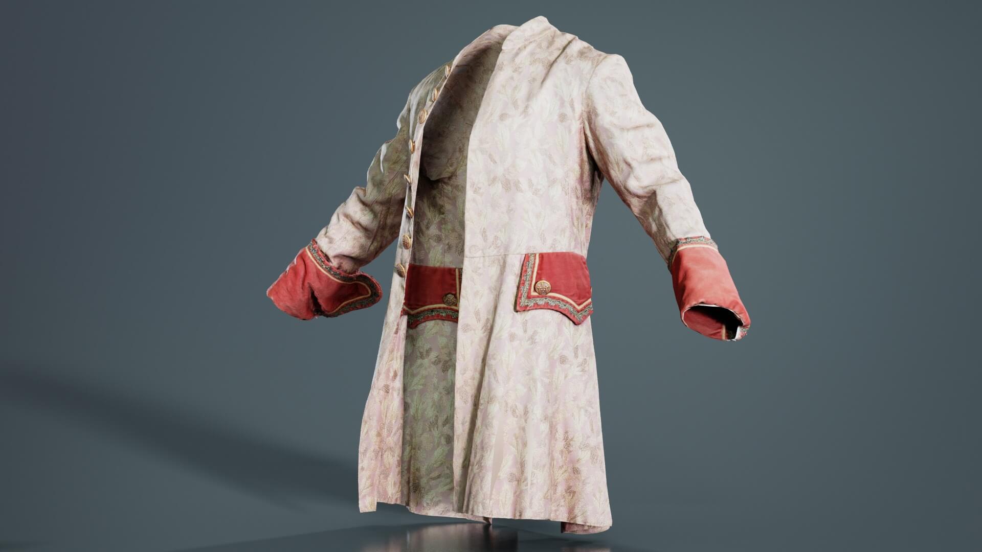 Leaf Jacket - 3D Model by Polygonal Miniatures