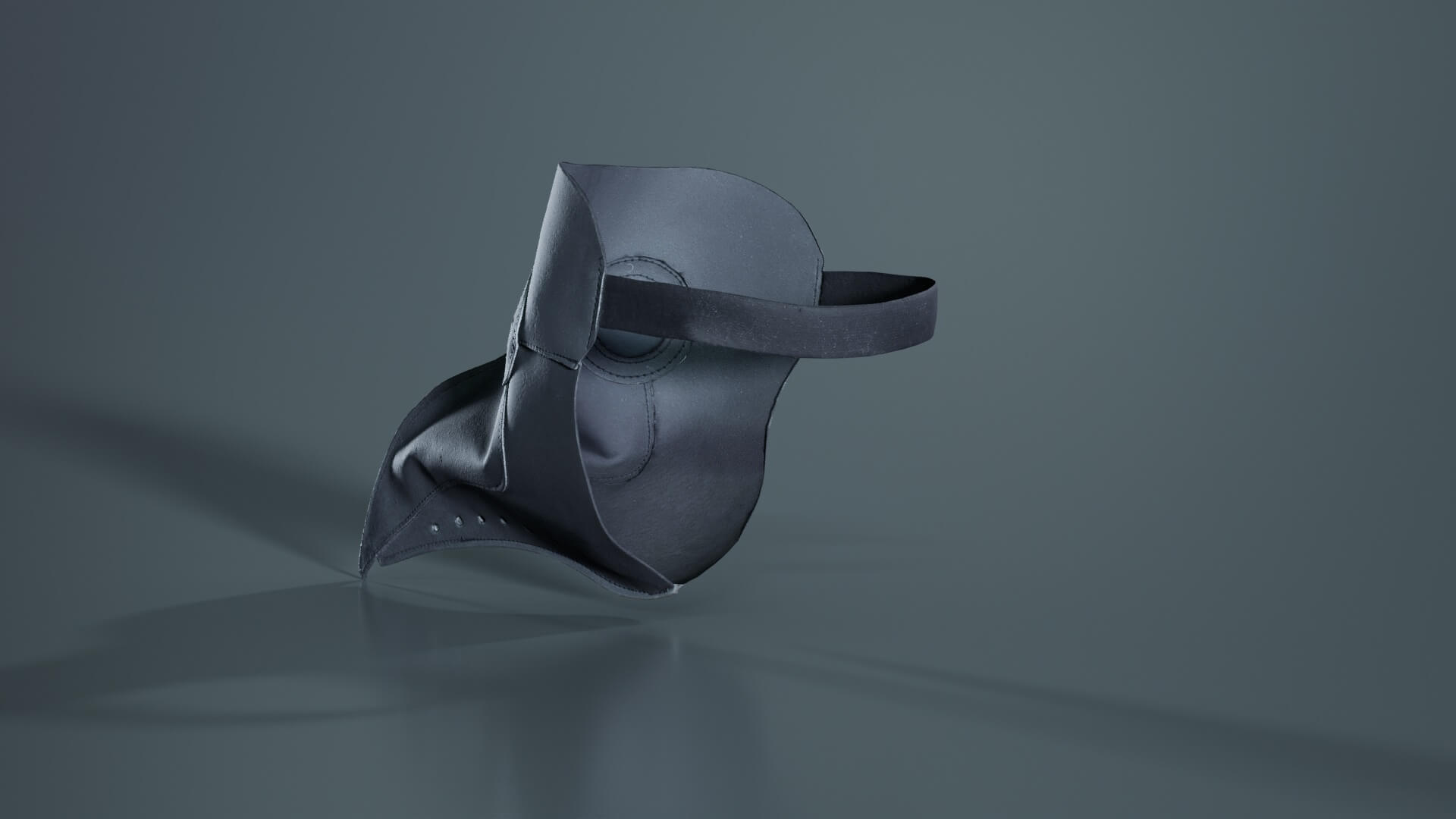 Leather Bird Snout - 3D Model by Polygonal Miniatures